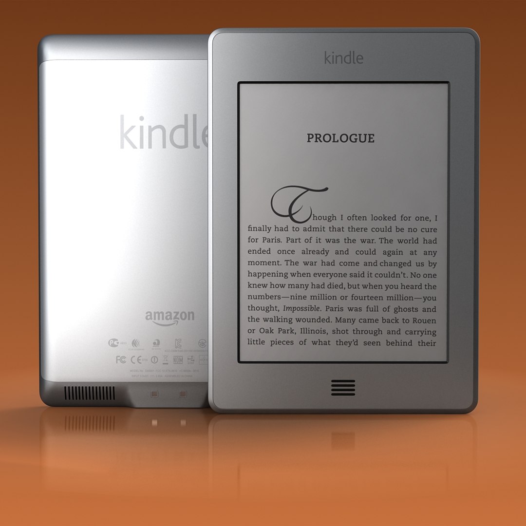 3d Kindle Touch Model