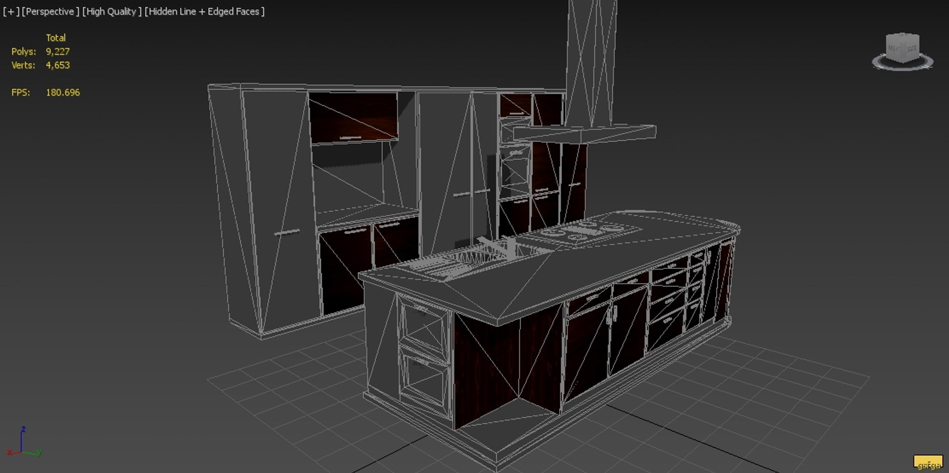 3d Kitchen Scene