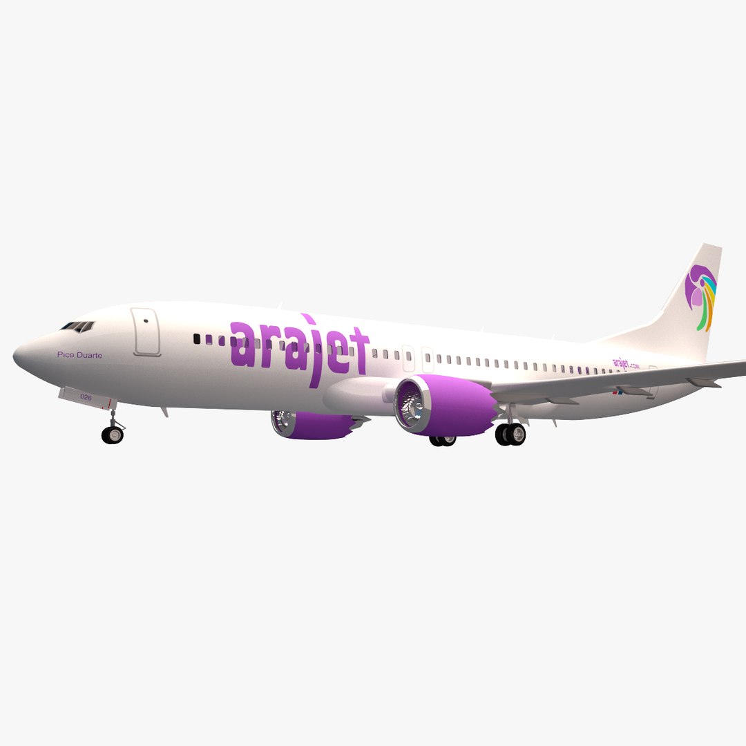 3D Arajet Air Boeing 737 Max 8 model - TurboSquid 1987615