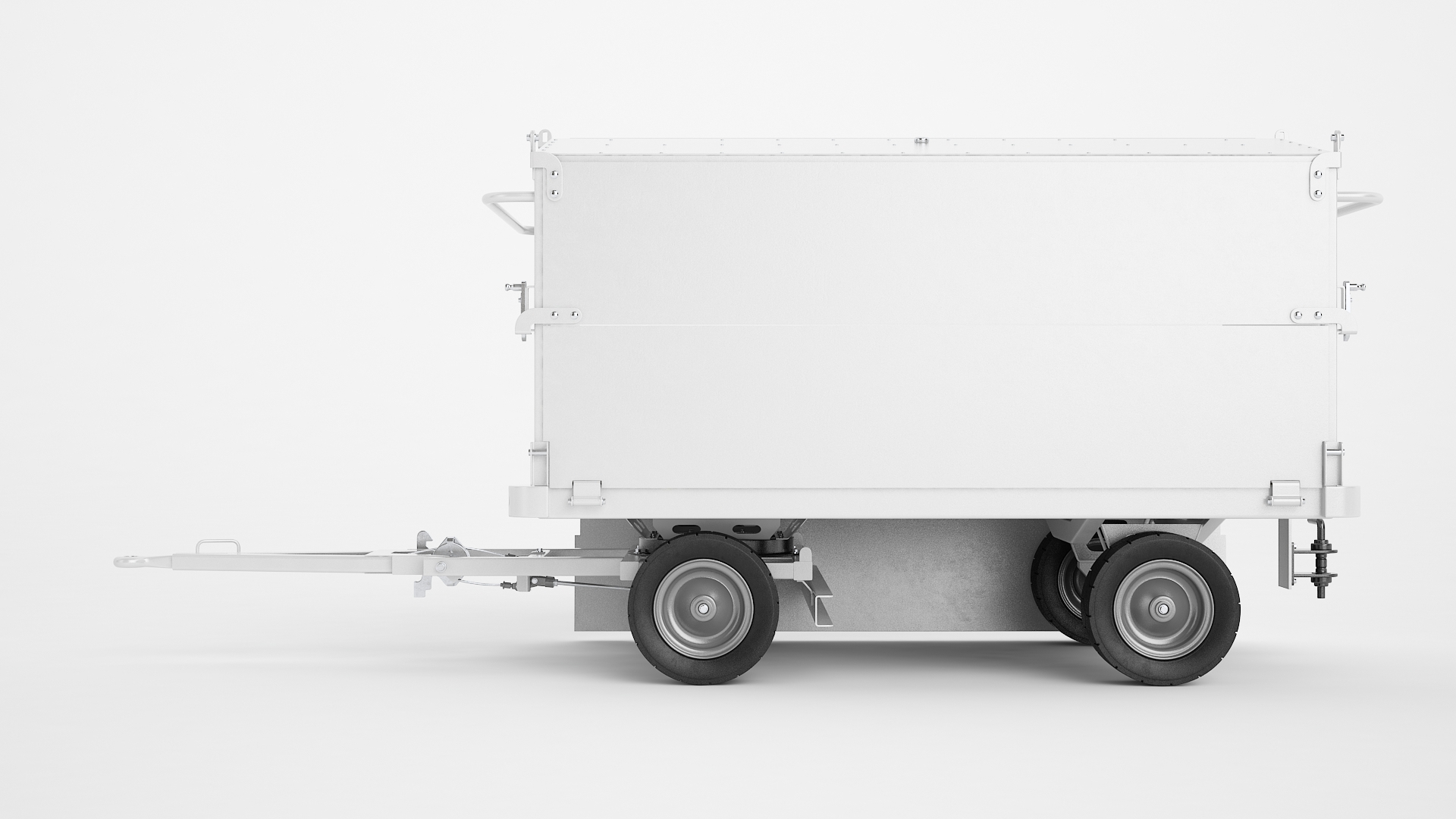 Airport Trailer 04 Model - TurboSquid 2223458