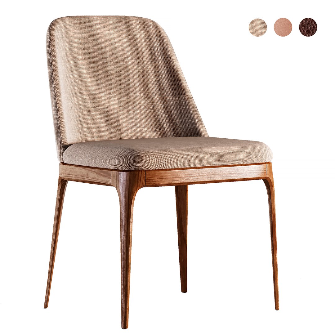 Poliform Chair 3D Model - TurboSquid 2338890