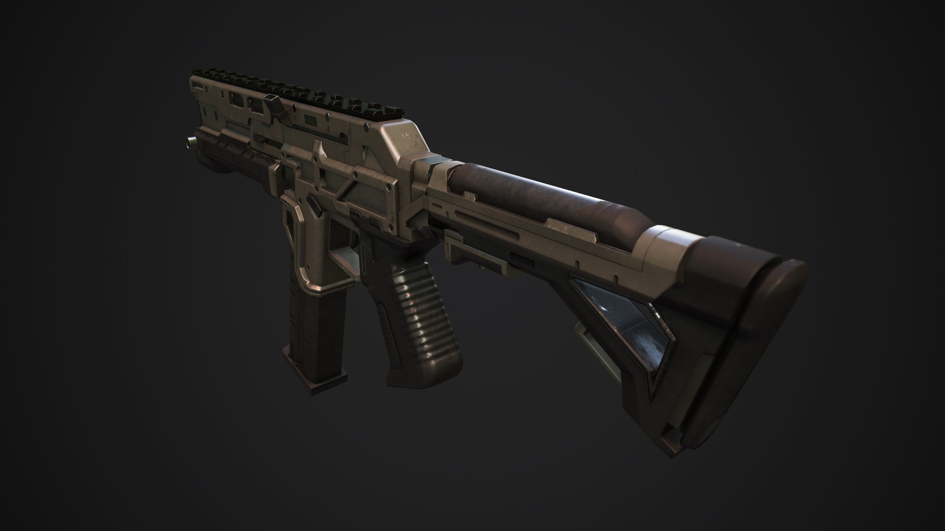 3d Smg Games Ready - Model