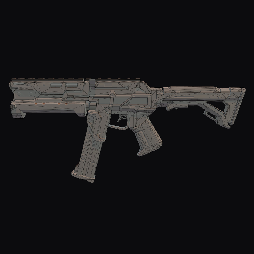 3d Smg Games Ready - Model