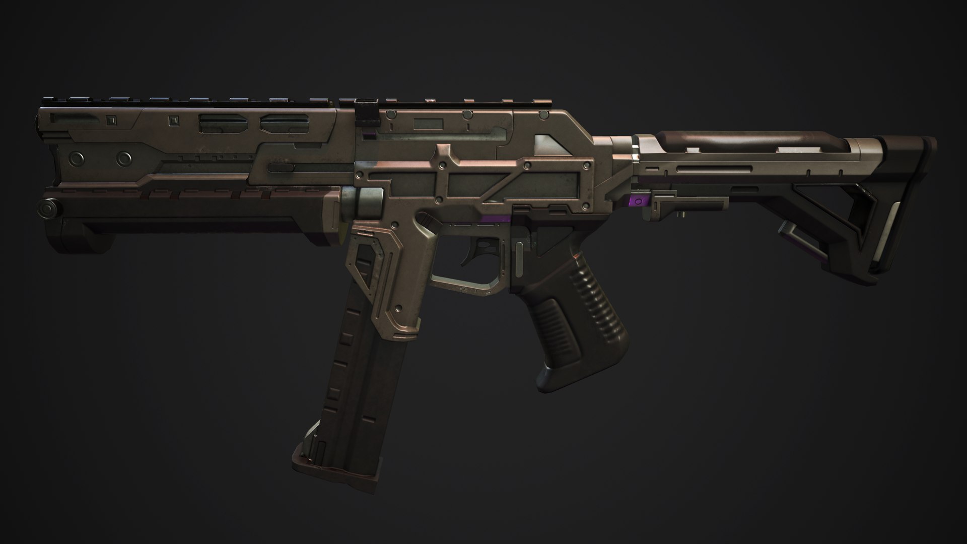 3d Smg Games Ready - Model