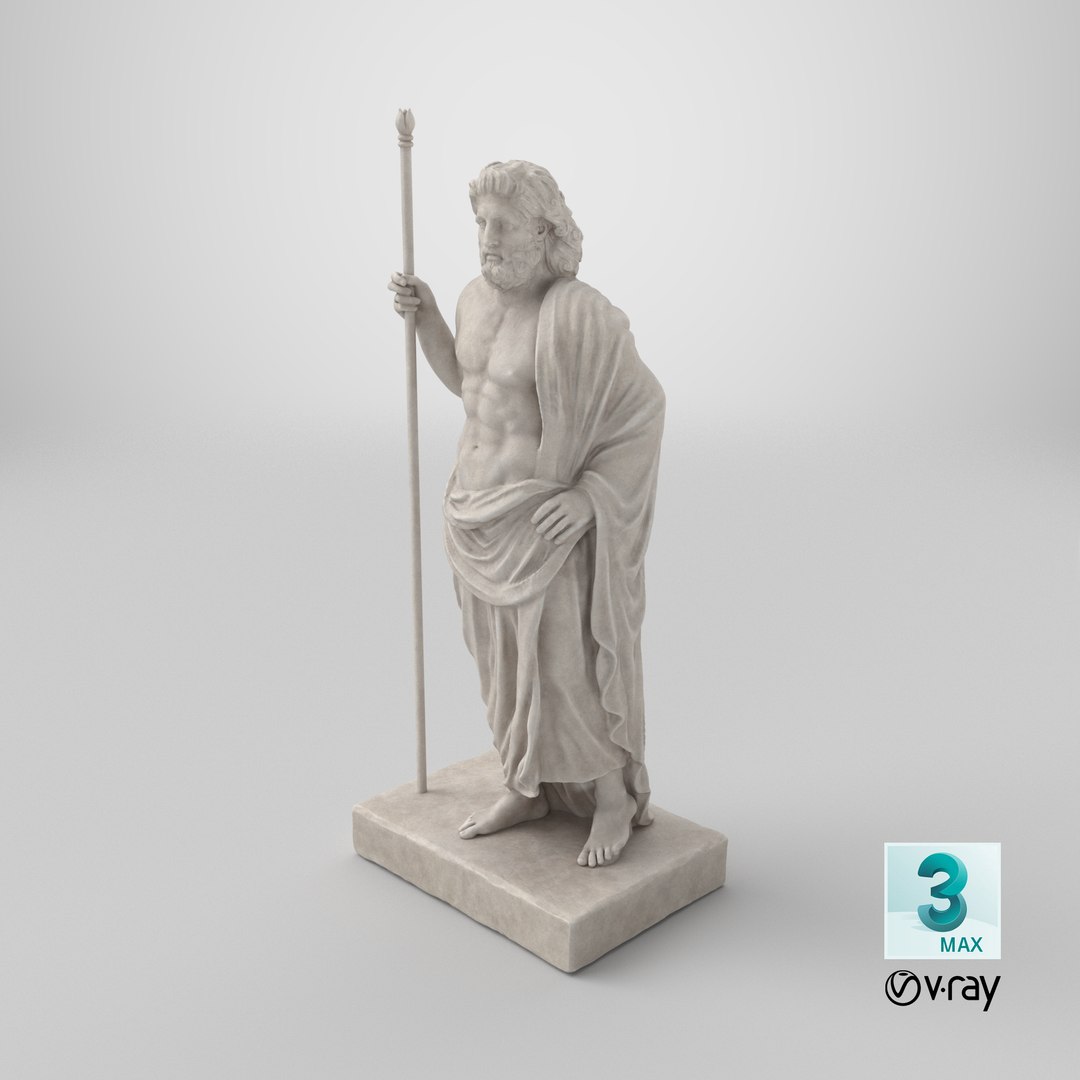 3D Roman Jupiter Statue - TurboSquid 2190286
