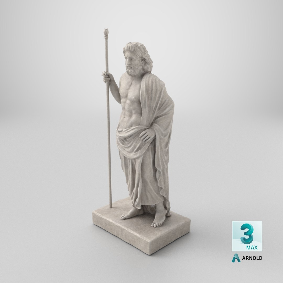 3D Roman Jupiter Statue - TurboSquid 2190286