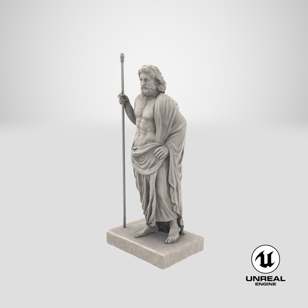 3D Roman Jupiter Statue - TurboSquid 2190286