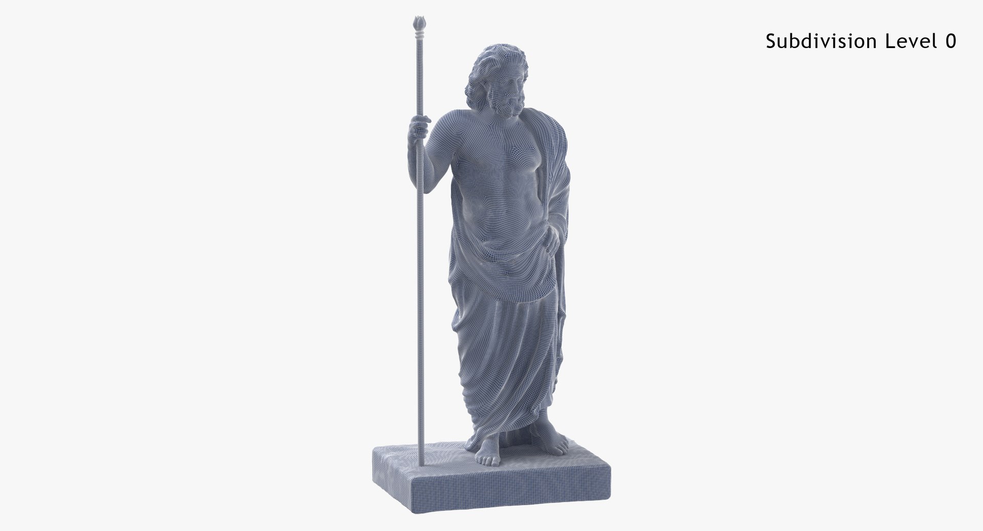 3D Roman Jupiter Statue - TurboSquid 2190286