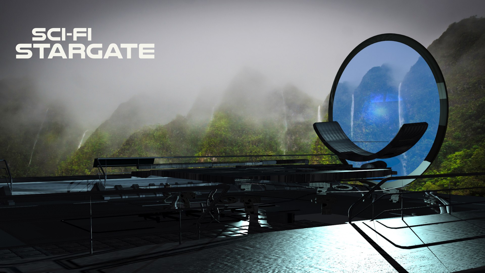 Stargate Structure 3D Model - TurboSquid 1364543