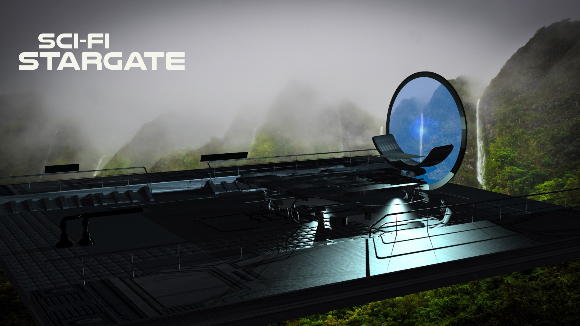 Stargate Structure 3D Model - TurboSquid 1364543