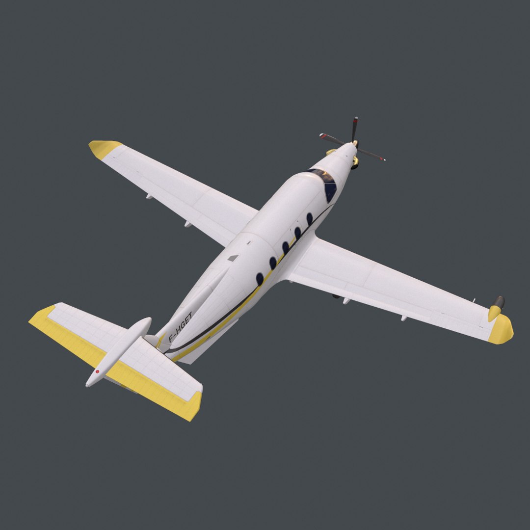 Real-time Pc-12 Pbr 3D Model - TurboSquid 1405010