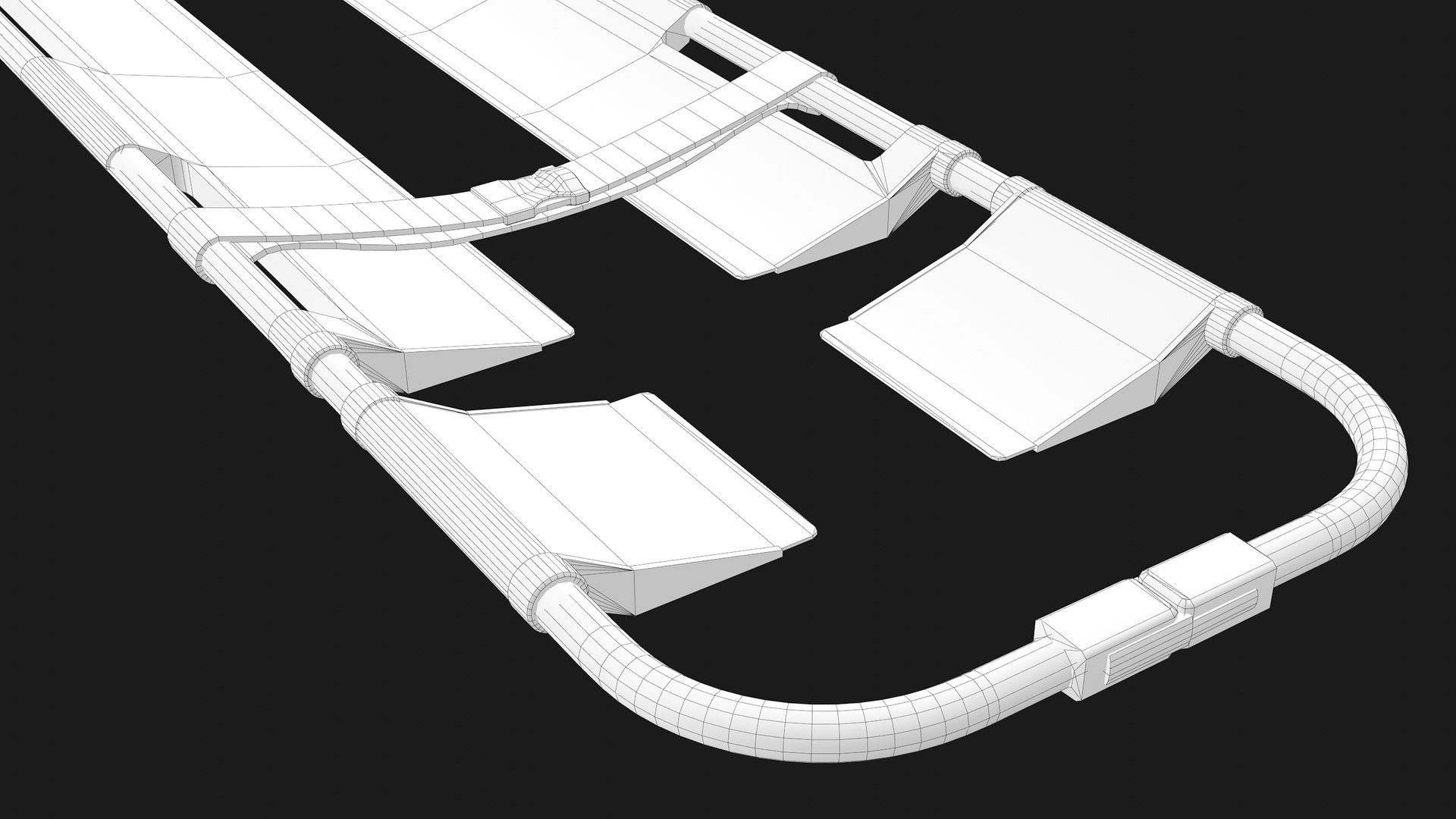 Lifting Scoop Stretcher 3D Model - TurboSquid 2243190