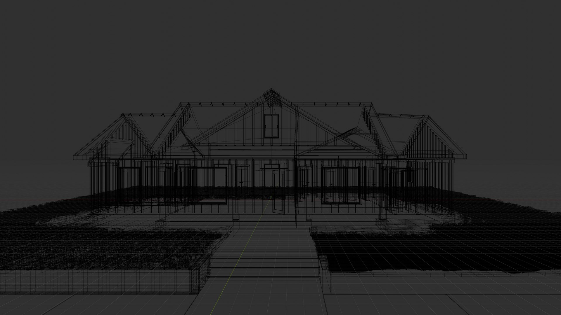 3D Countryside House Model - TurboSquid 2240994