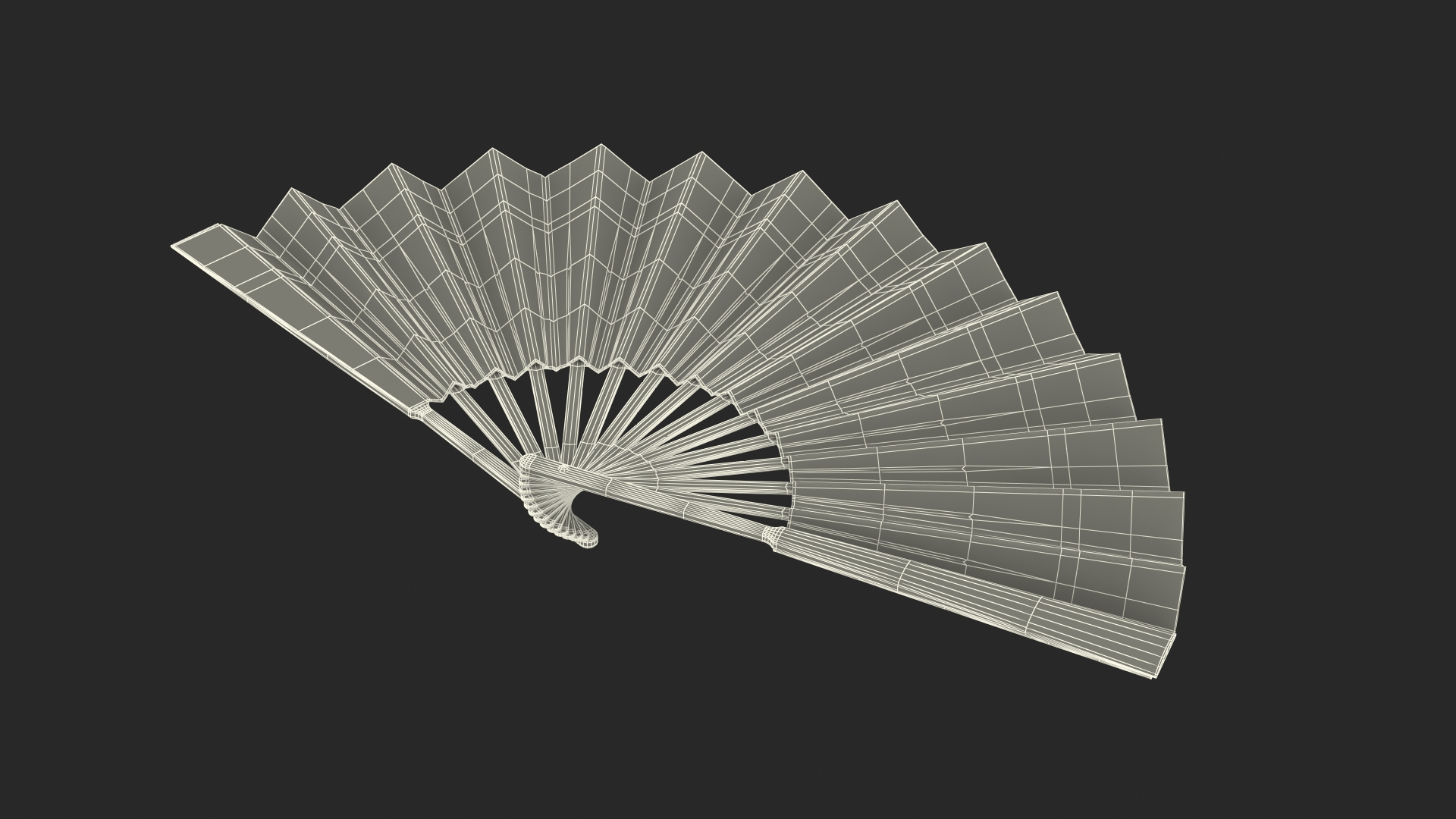 Hand Fan 3D Model - TurboSquid 1821597