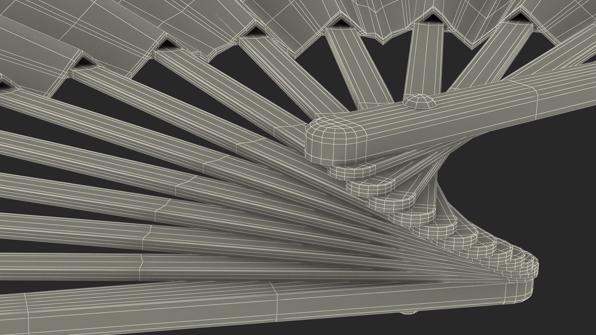 Hand Fan 3D Model - TurboSquid 1821597