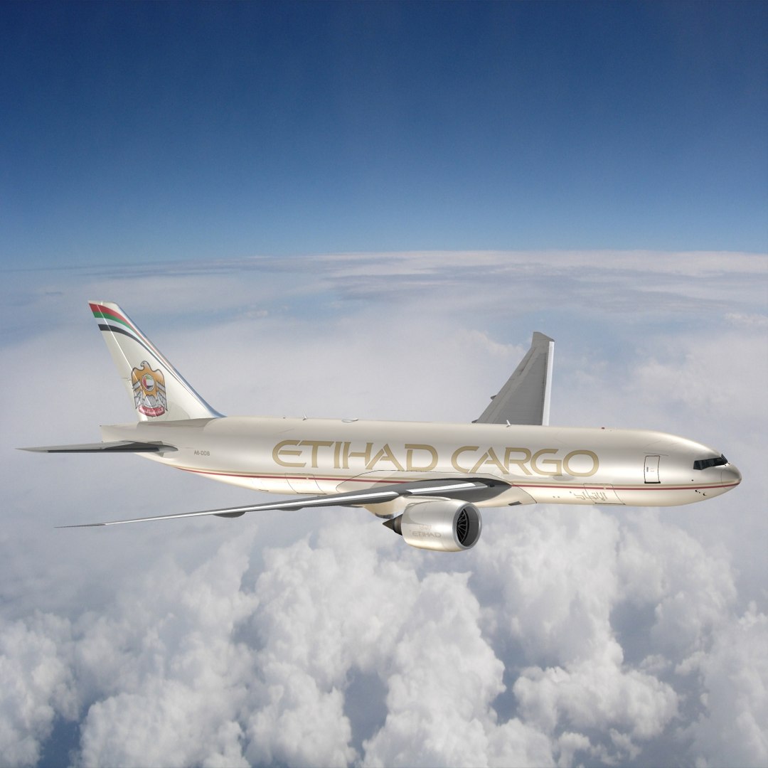 Boeing 777-200f Cargo 3d Max