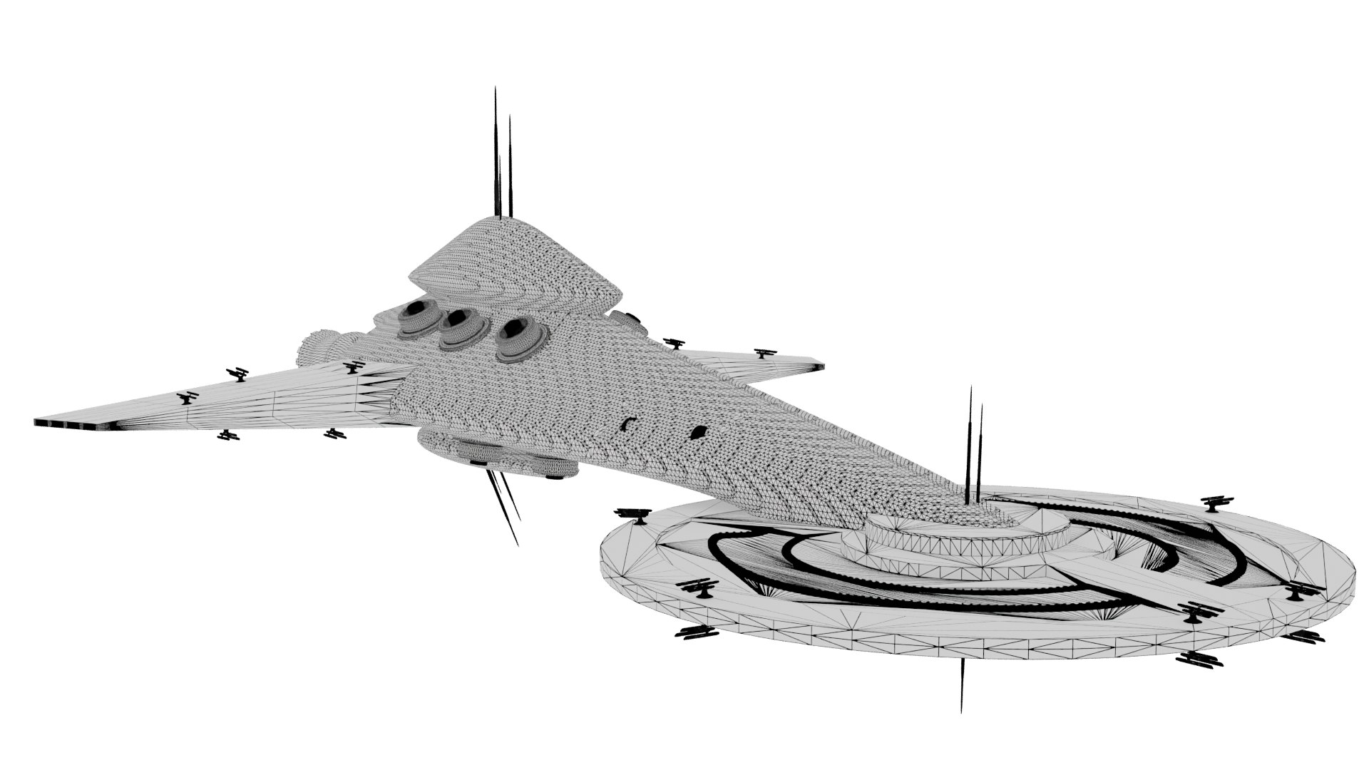 3D Starship - TurboSquid 2221290