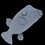 Blue Boxfish Tropical Fish 3d Model