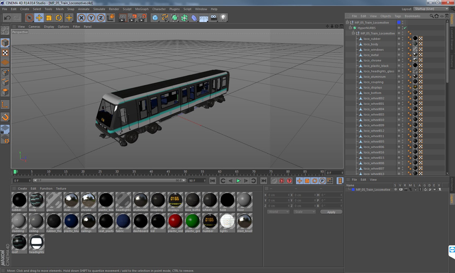 3D Mp 05 Train Locomotive Model - TurboSquid 1272083