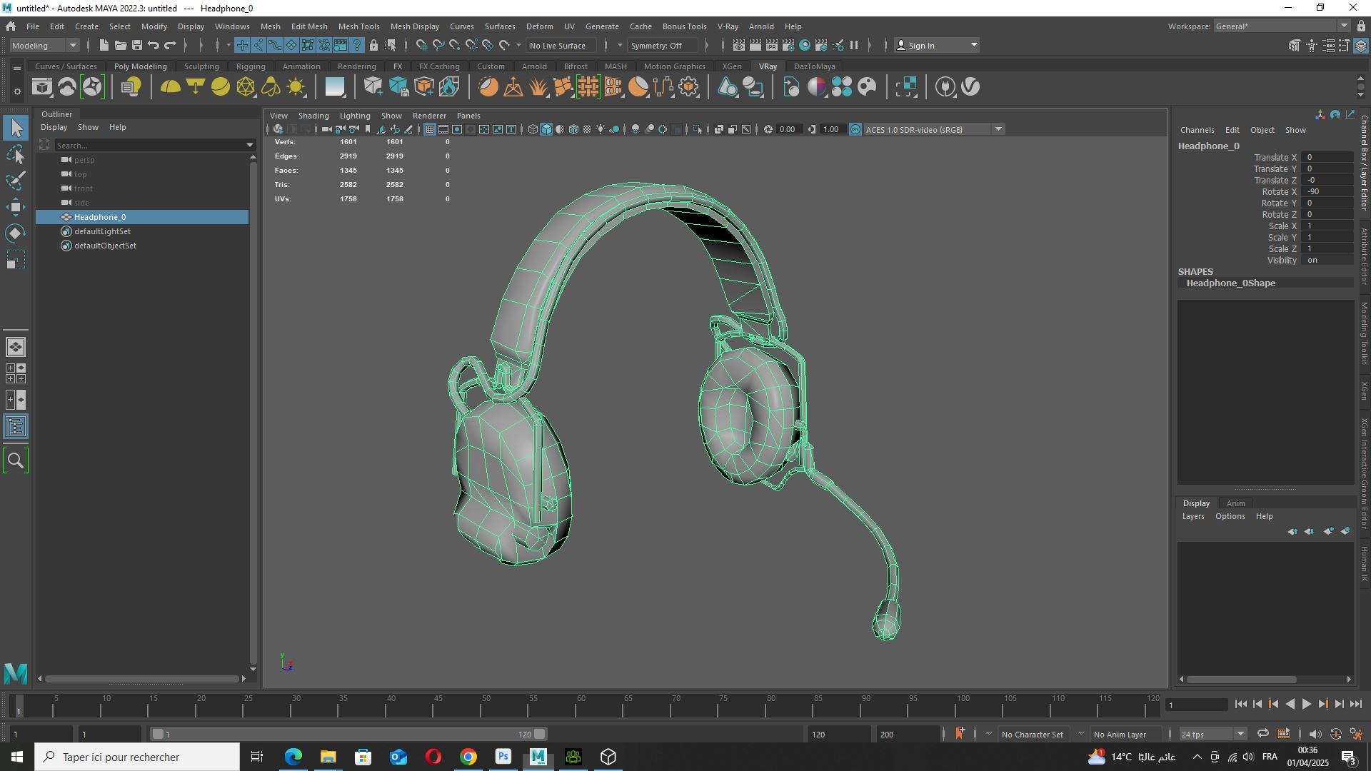 3D Model Tactical Comms Headset With Mic - Game Ready - TurboSquid 2426084