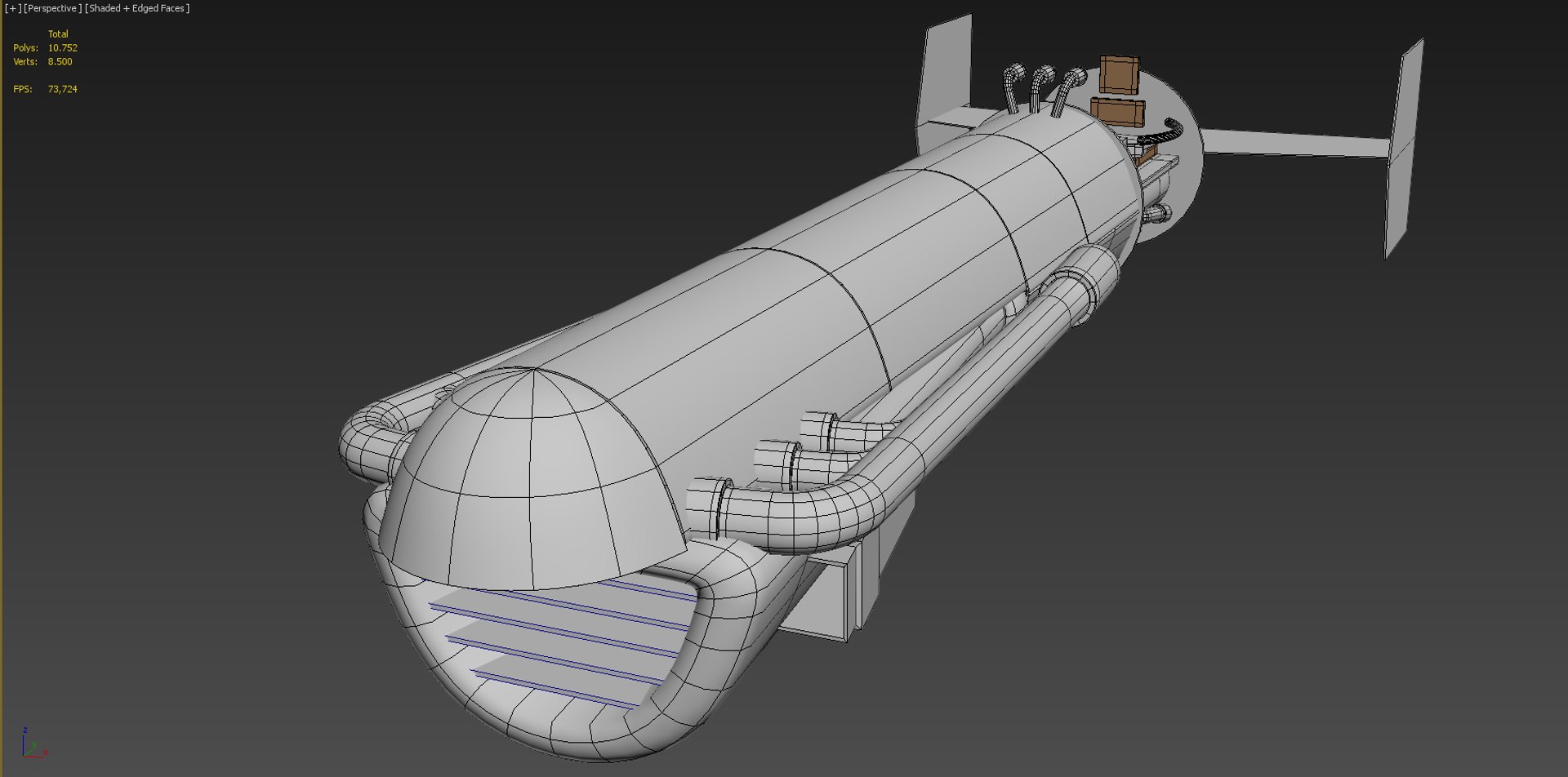 3d Model Spacecraft Sci Fi
