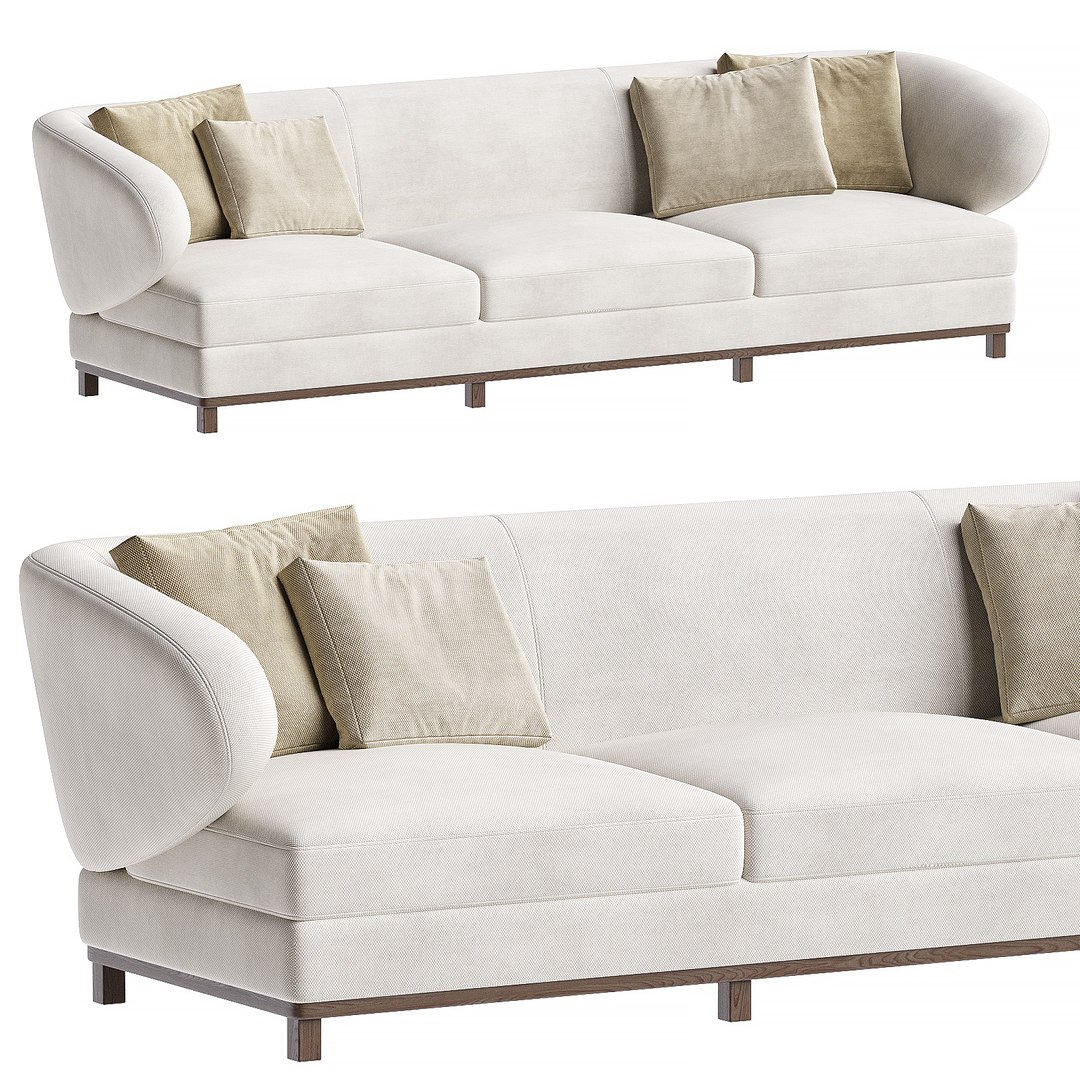 3D New Delhi Sofa - TurboSquid 2203509
