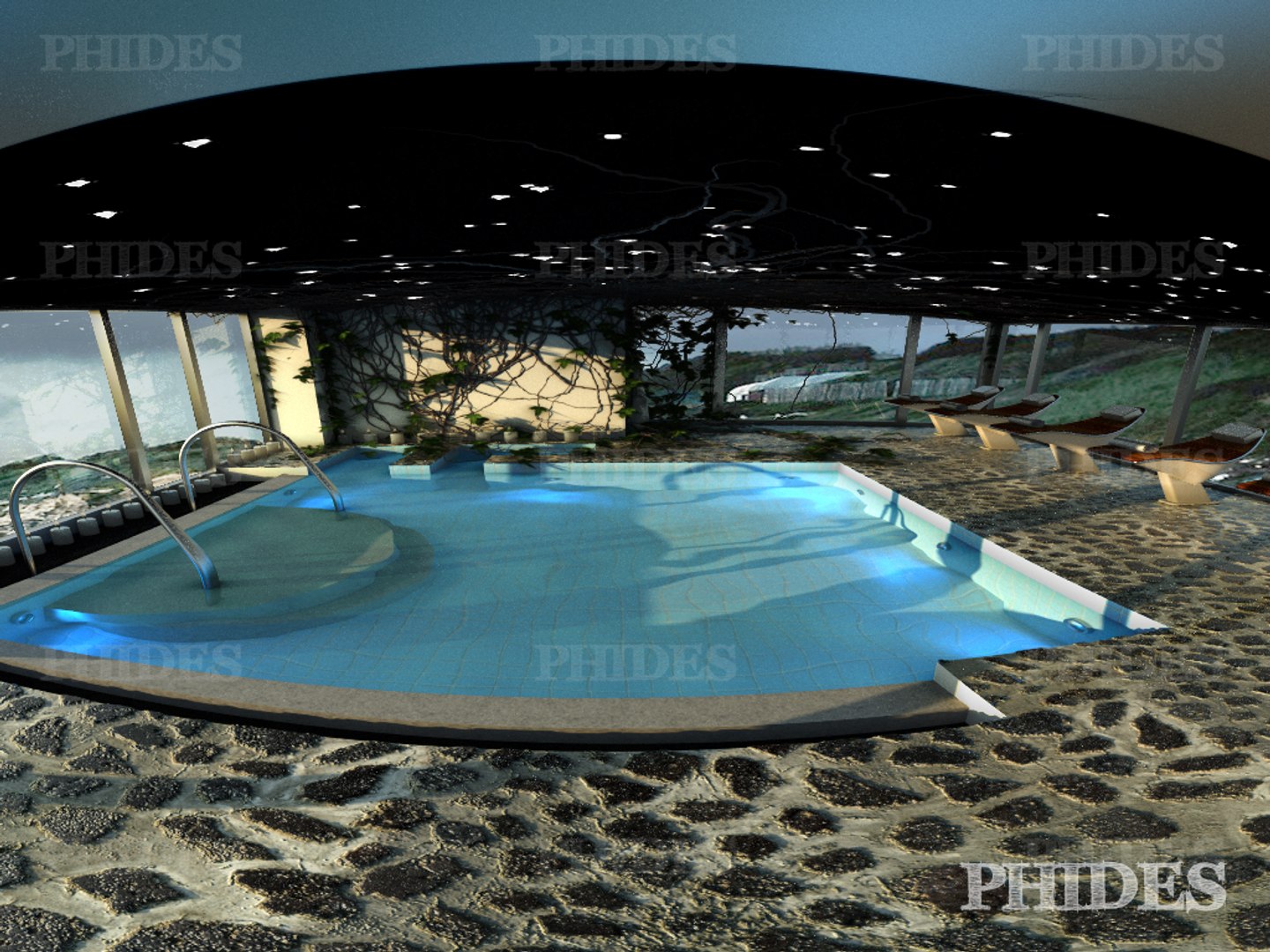 3d Model Swimming Pool 3 Day