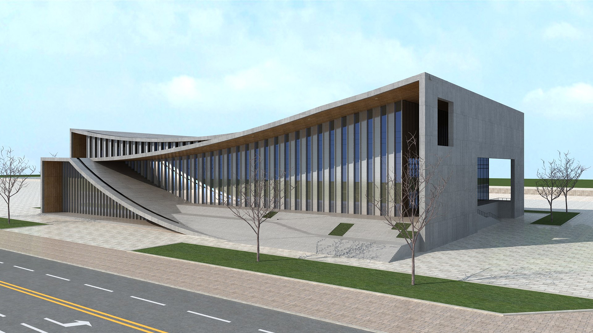 Modern Building 85 Model - TurboSquid 2263615