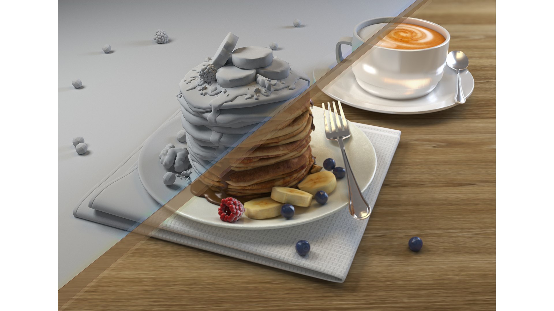 Pancake Model - TurboSquid 2000062