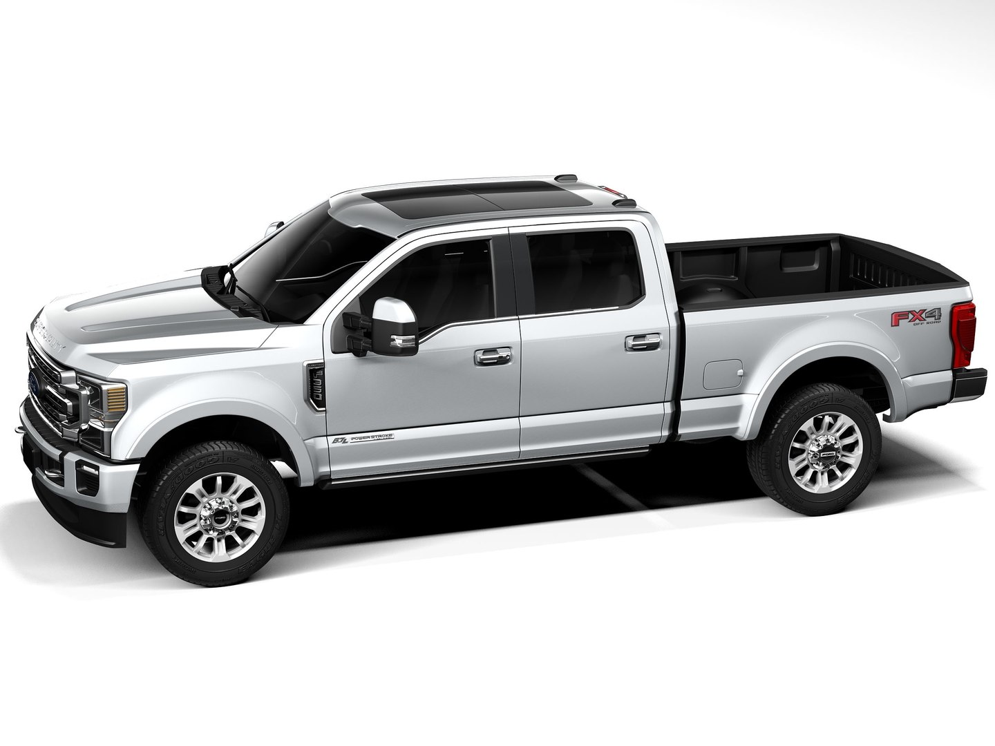 Ford F350 Superduty Limited Edition 2022 3D Model - TurboSquid 2222269