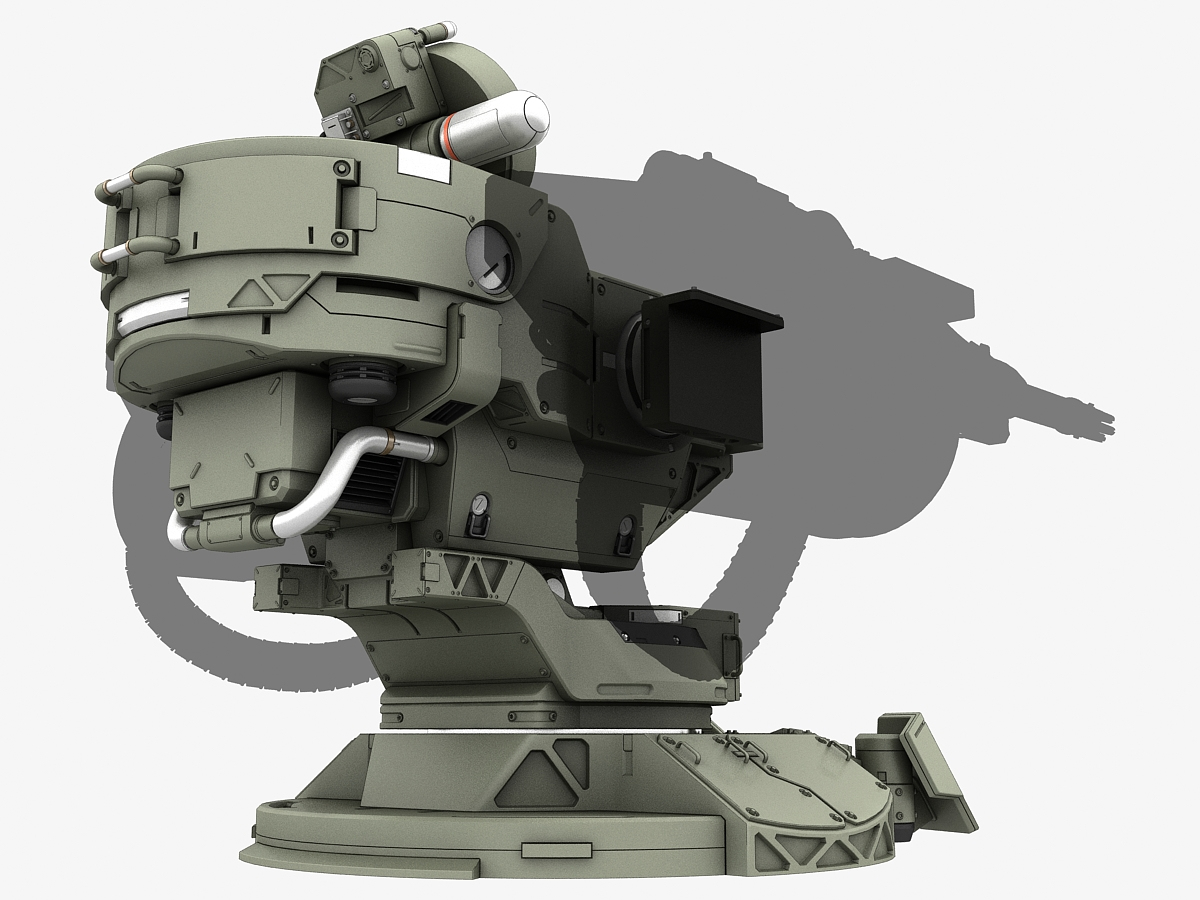 guns turret 3d max