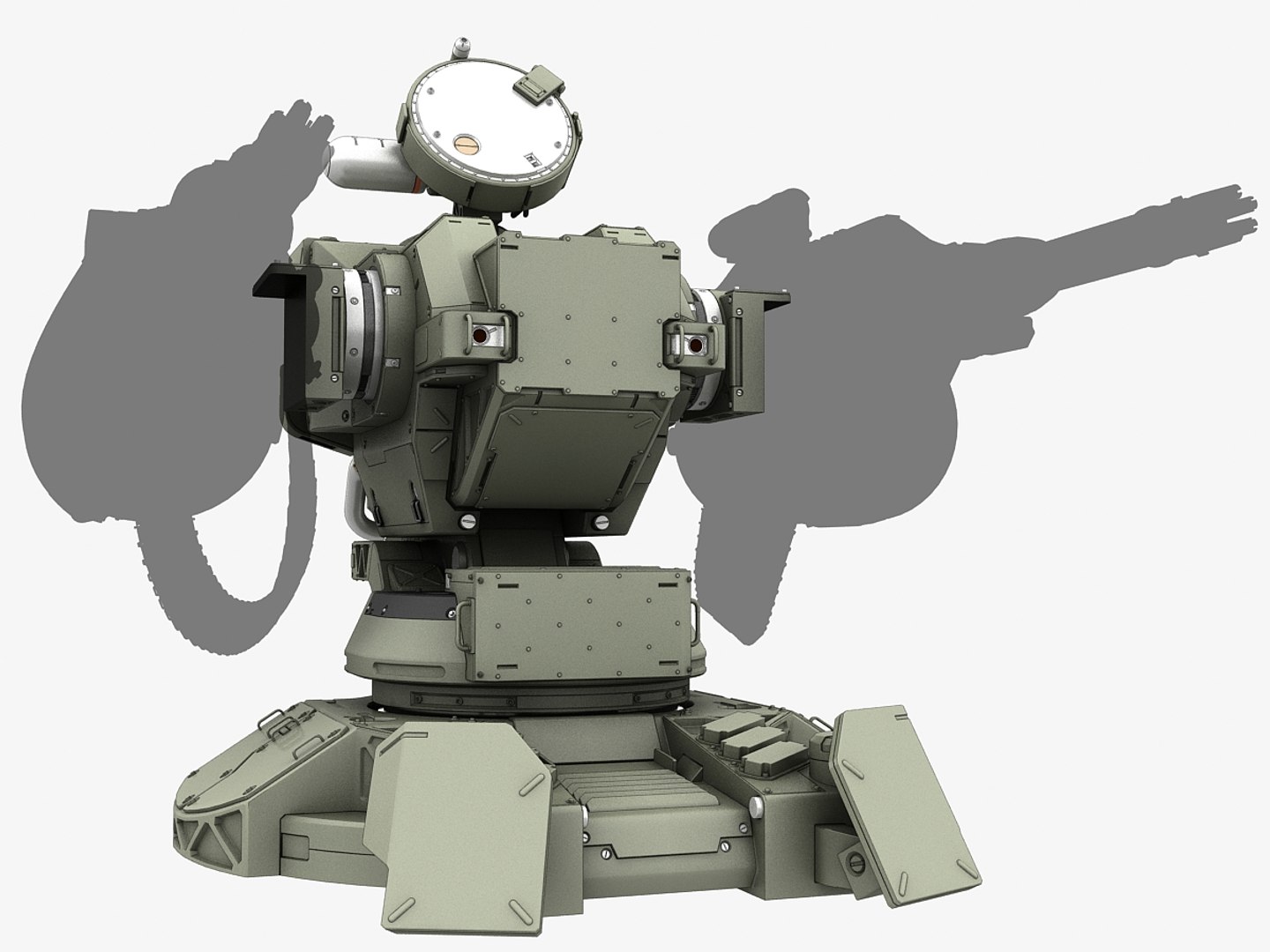 Guns Turret 3d Max