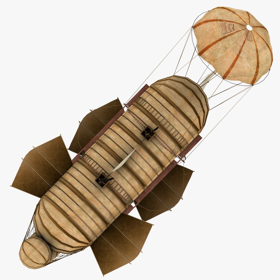 3d Fantasy Flying Ship