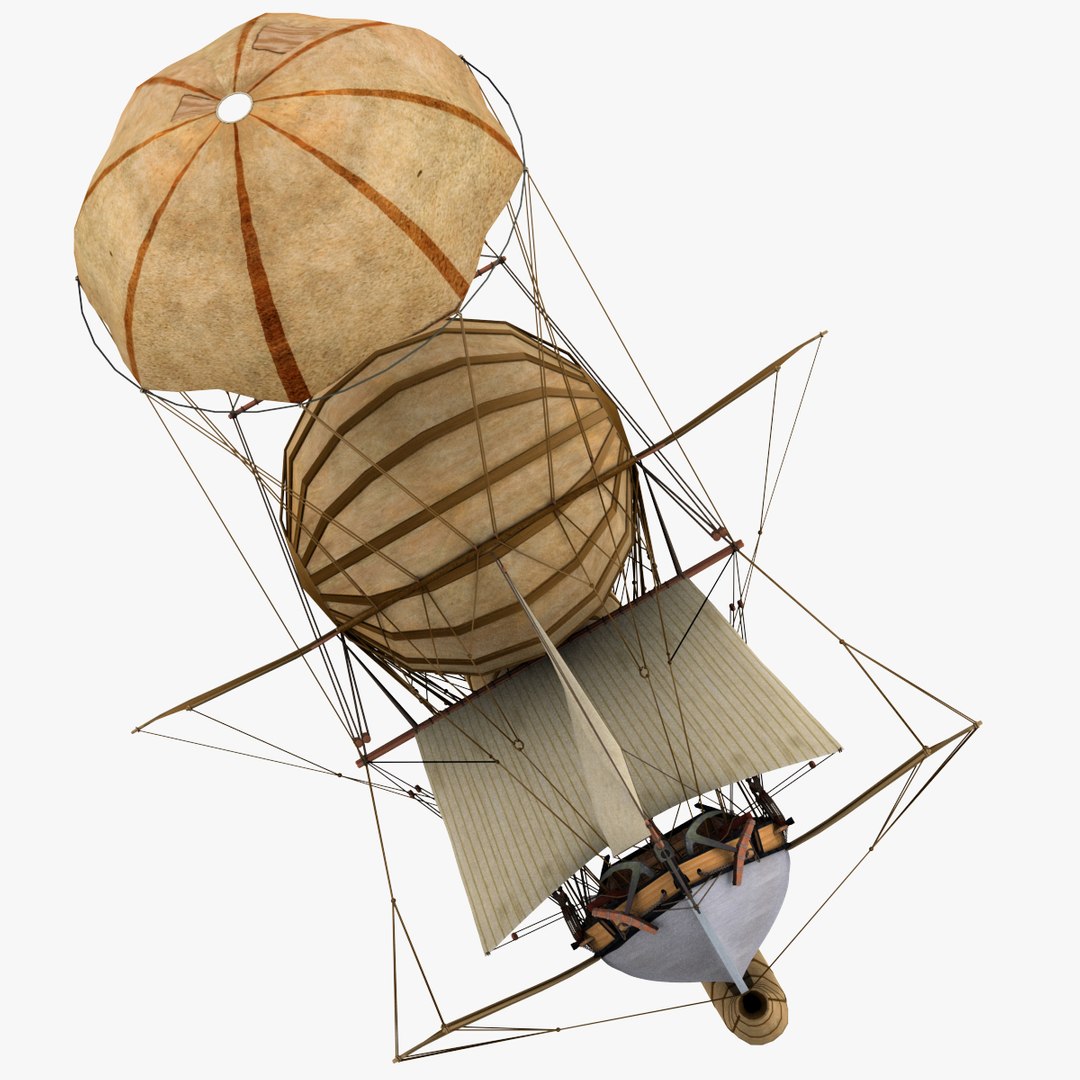 3d Fantasy Flying Ship