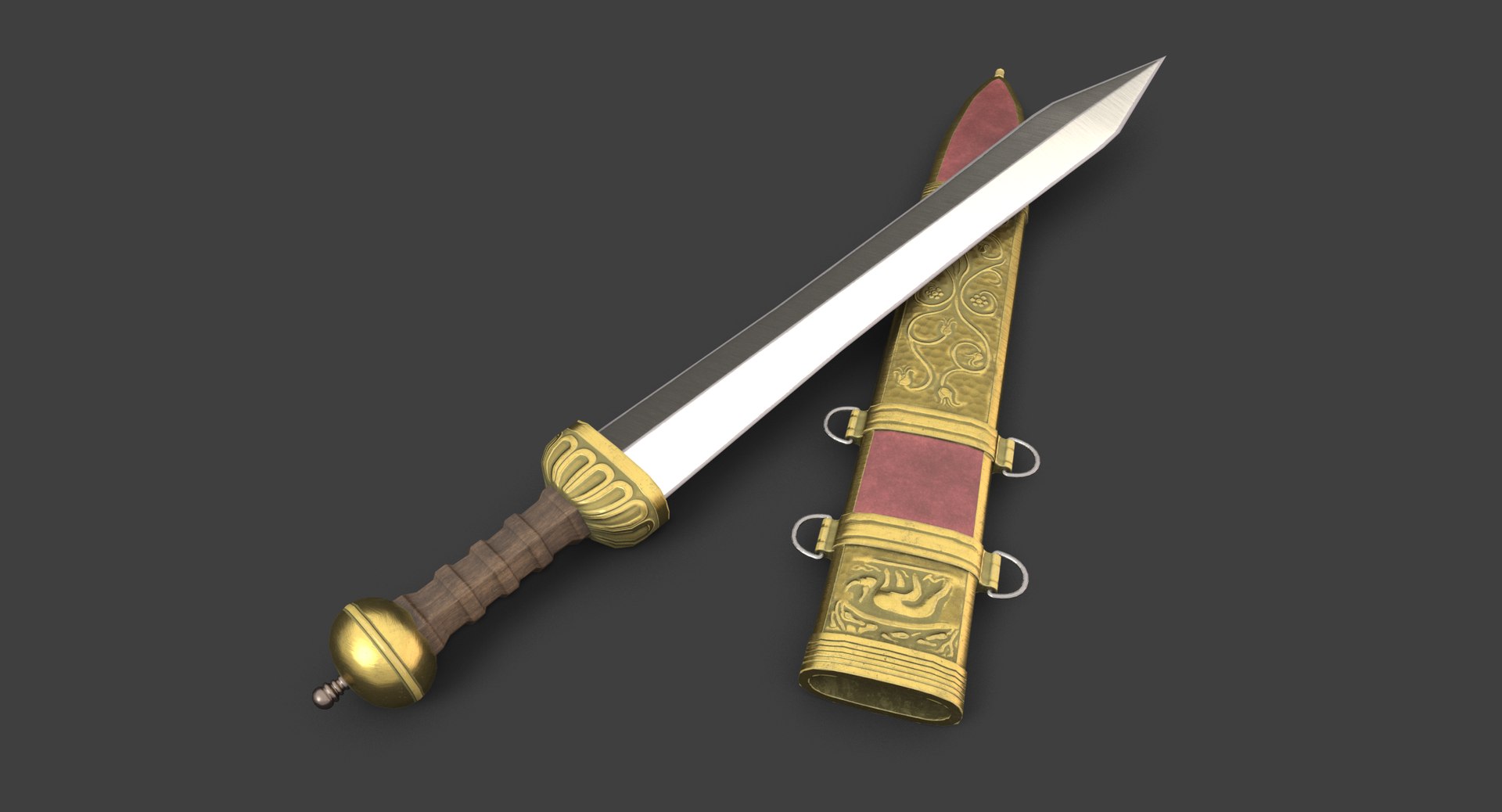 3D Centurion Gladius Model - TurboSquid 1482060