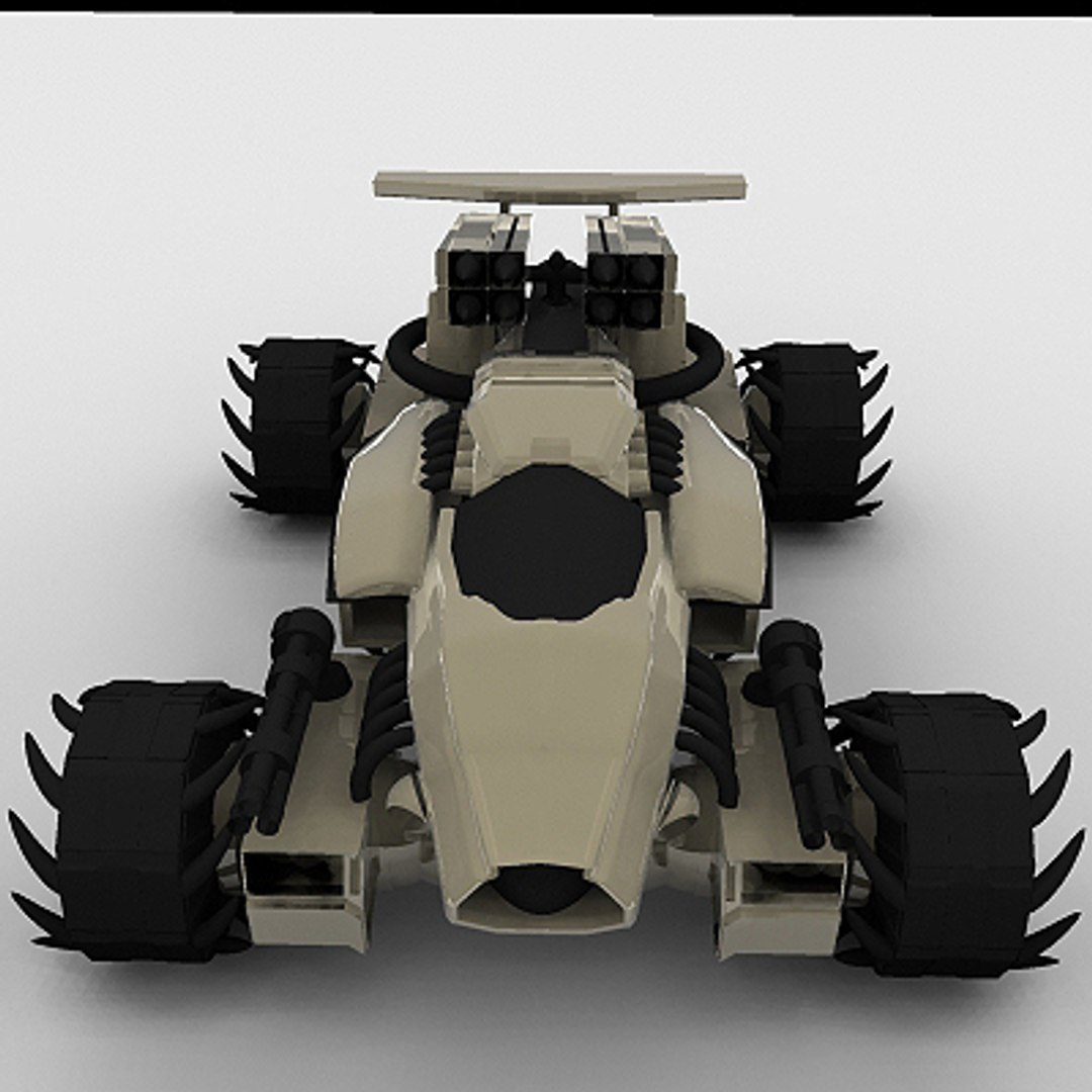 3d Battle Buggy Sci-fi Model