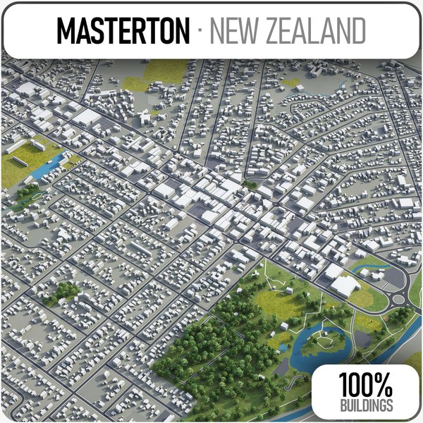 Masterton surrounding - 3D model - TurboSquid 1477653