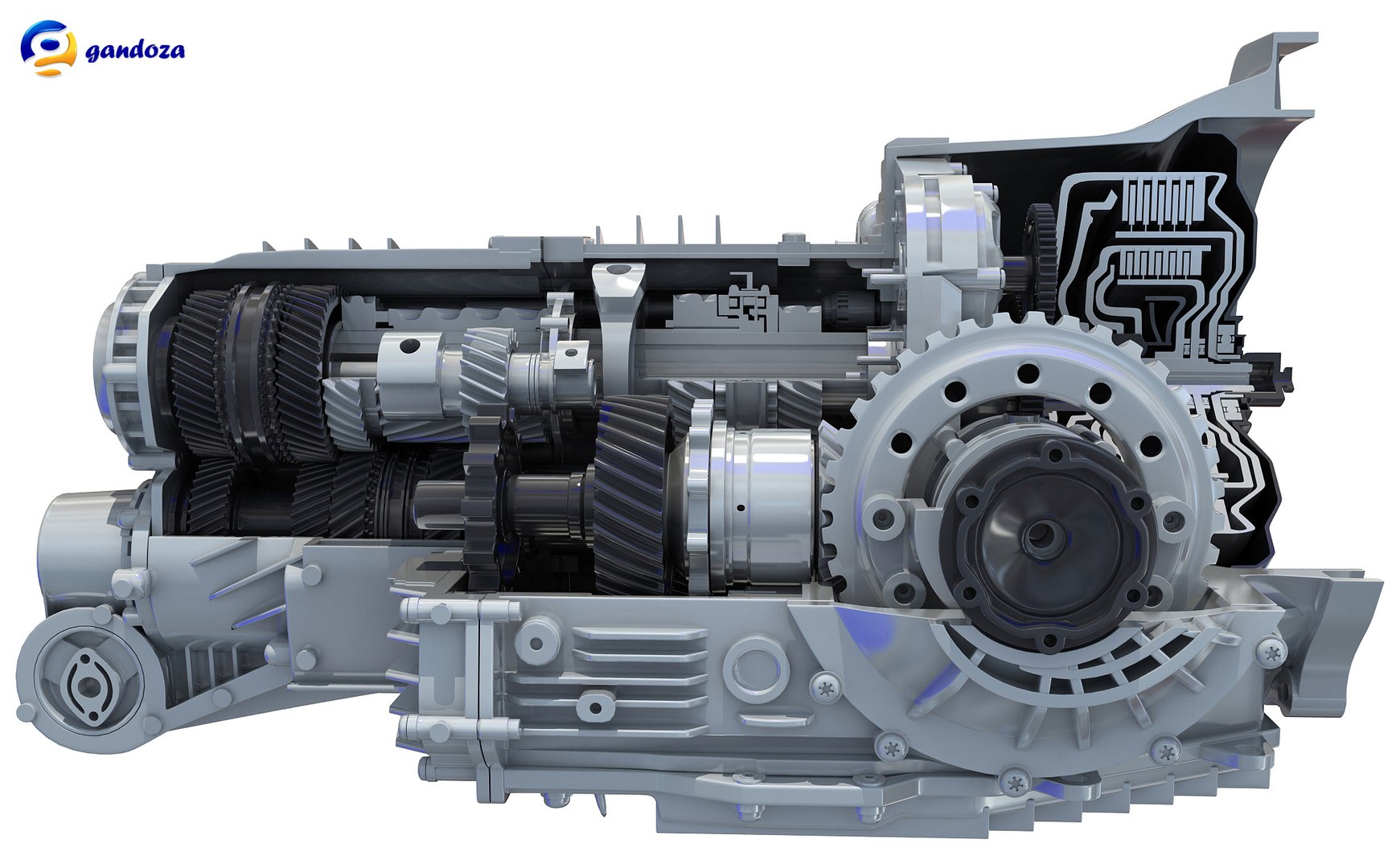Transmission Cutaway 3ds