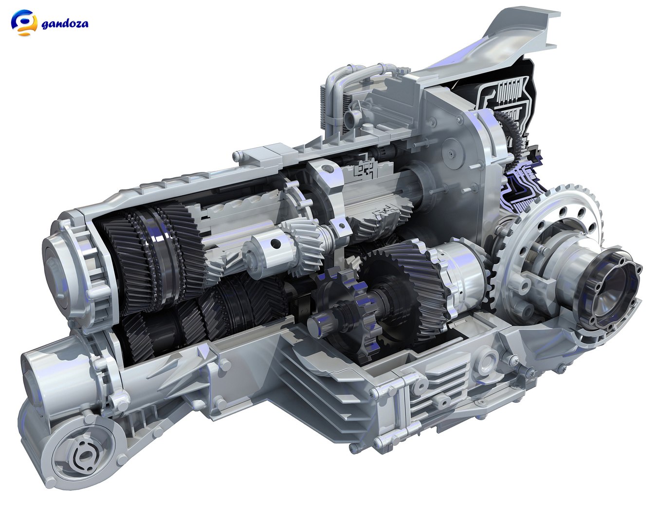 Transmission Cutaway 3ds