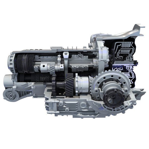allison speed automatic transmission 3d model
