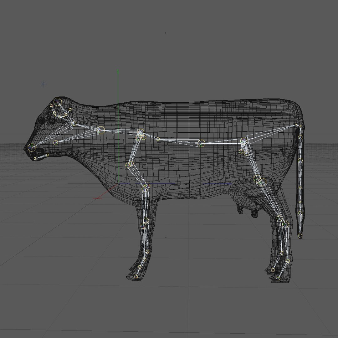 3D Model Realistic Base Mesh Cow - TurboSquid 1152466