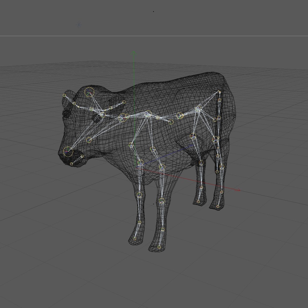 3D Model Realistic Base Mesh Cow - TurboSquid 1152466