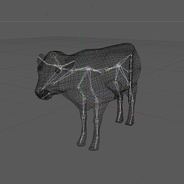 3D model realistic base mesh cow - TurboSquid 1152466