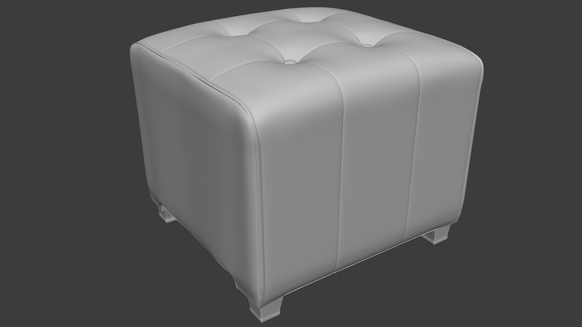 Ottoman Classic 3D Model - TurboSquid 1524954