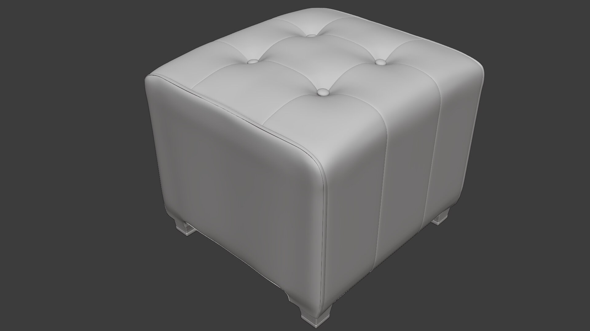 Ottoman Classic 3D Model - TurboSquid 1524954