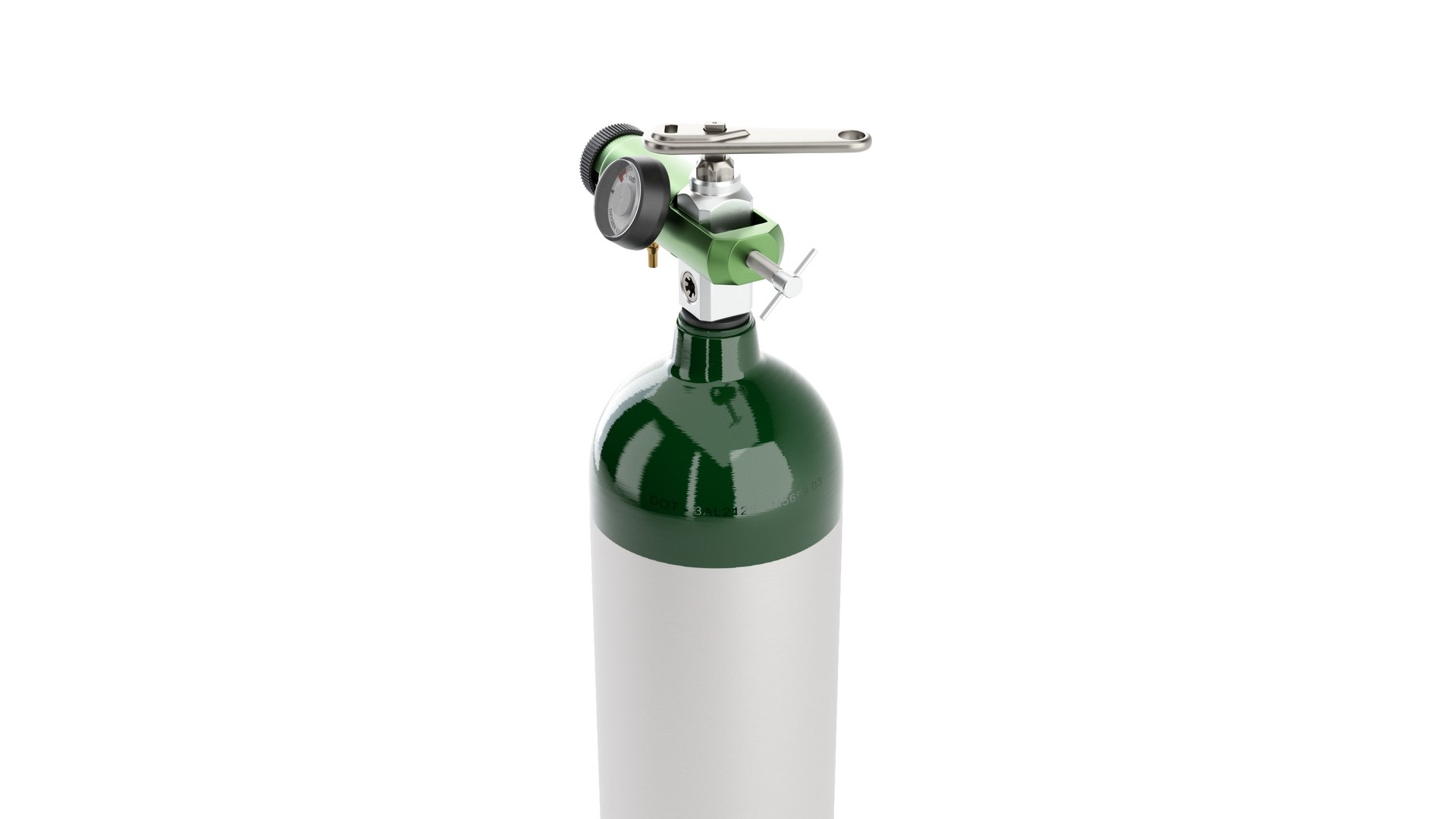 3D Model Oxygen Cylinder Tank - TurboSquid 2340611