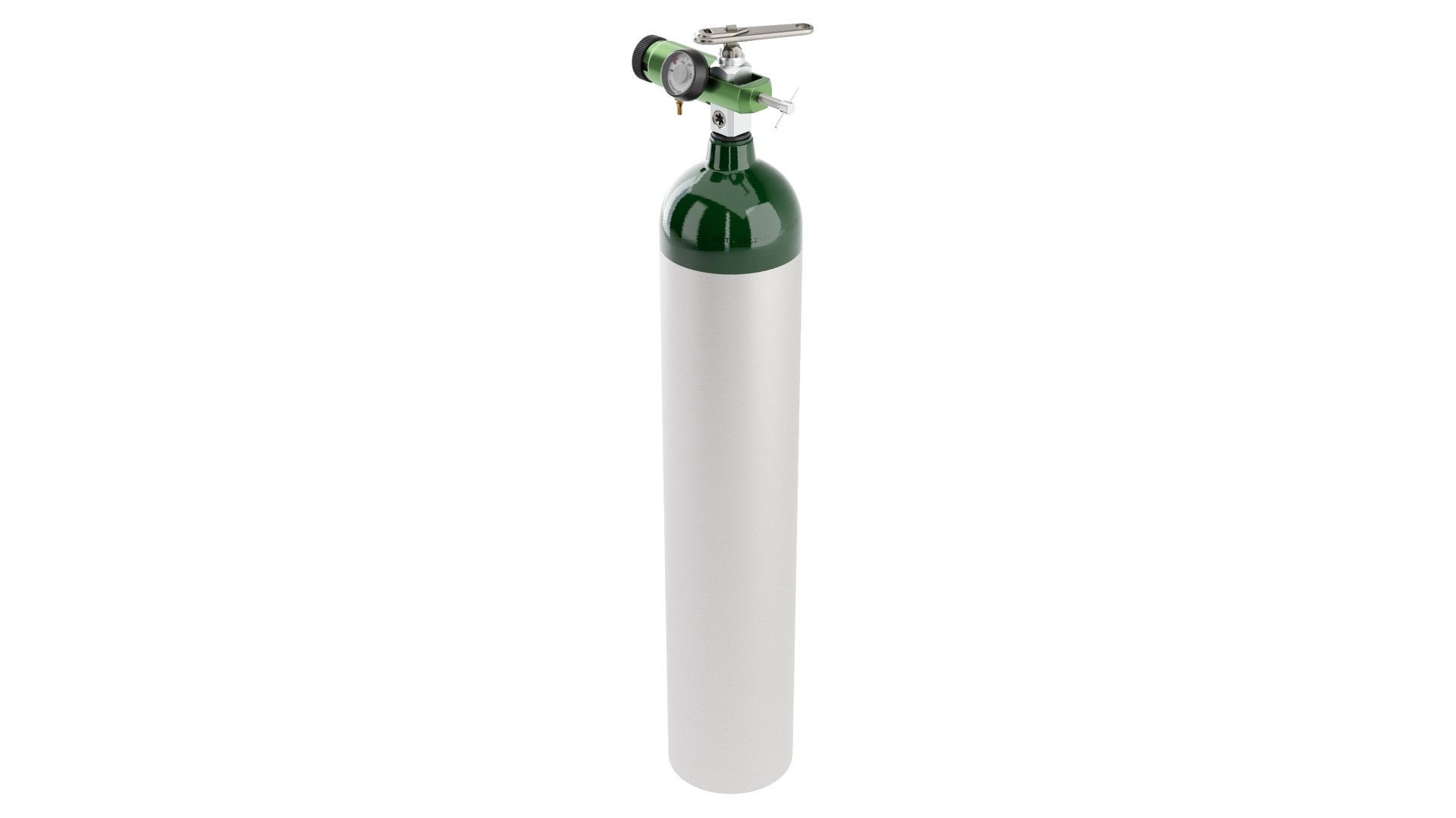 3D Model Oxygen Cylinder Tank - TurboSquid 2340611
