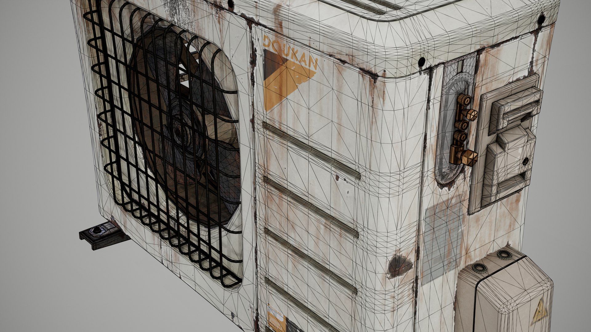 3D model Air Conditioner Outdoor Unit - TurboSquid 1722179