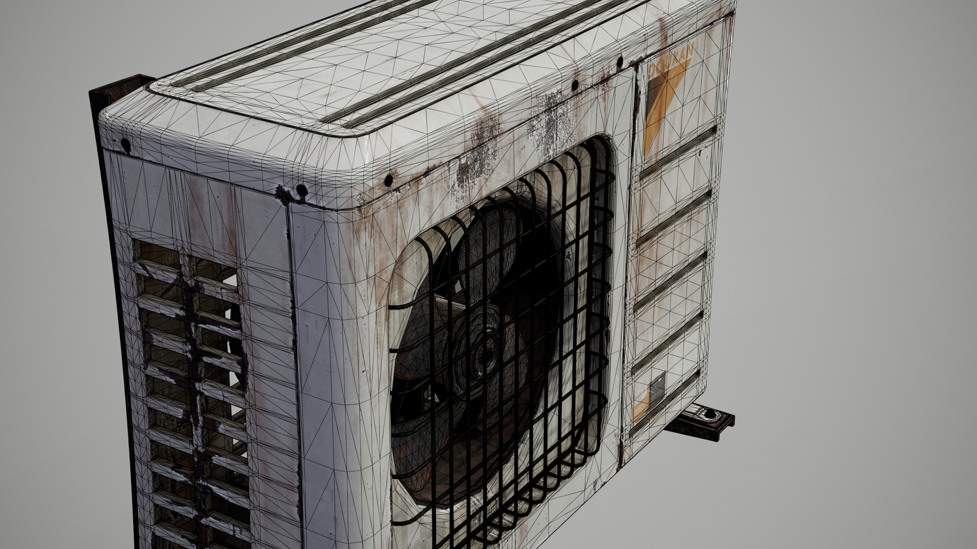 3D model Air Conditioner Outdoor Unit - TurboSquid 1722179