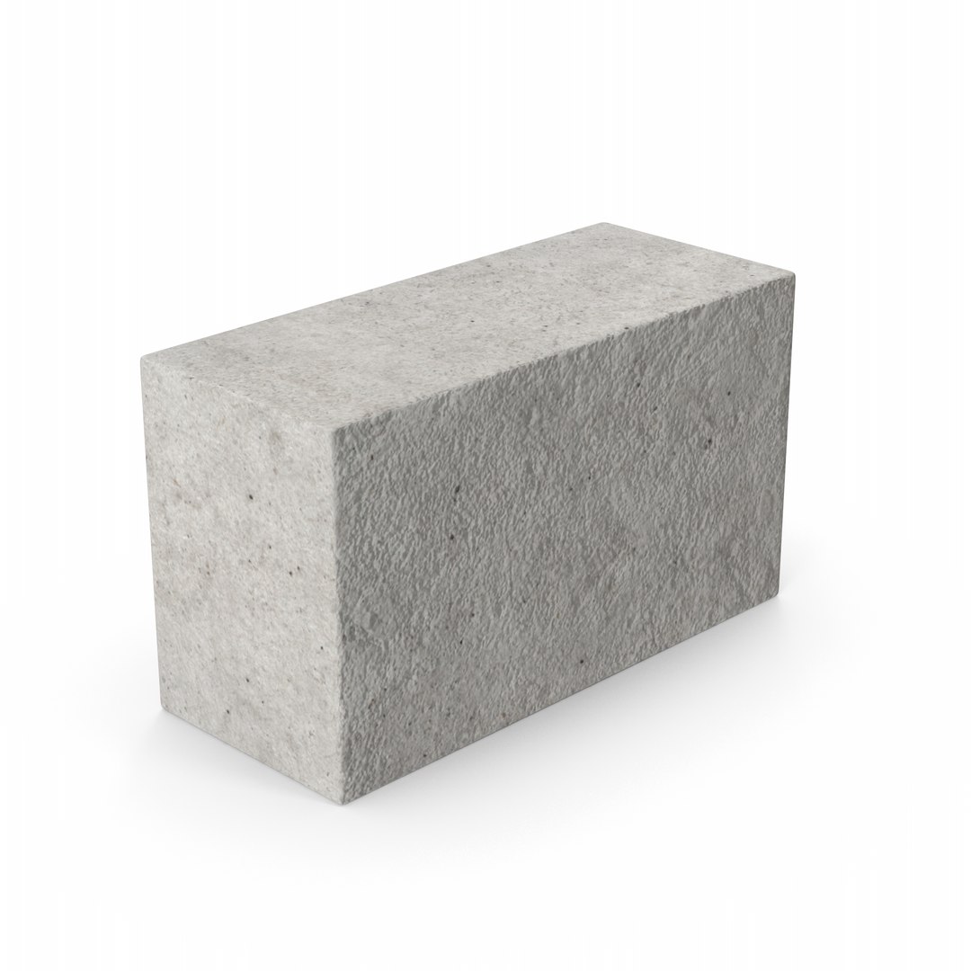 Concrete Block 3D Model - TurboSquid 2140935